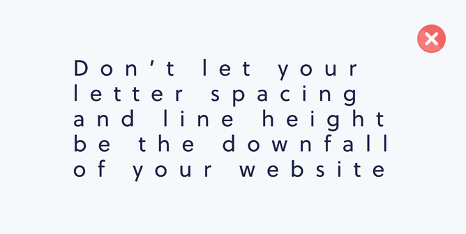 How to use line height and letter spacing effectively in web design
