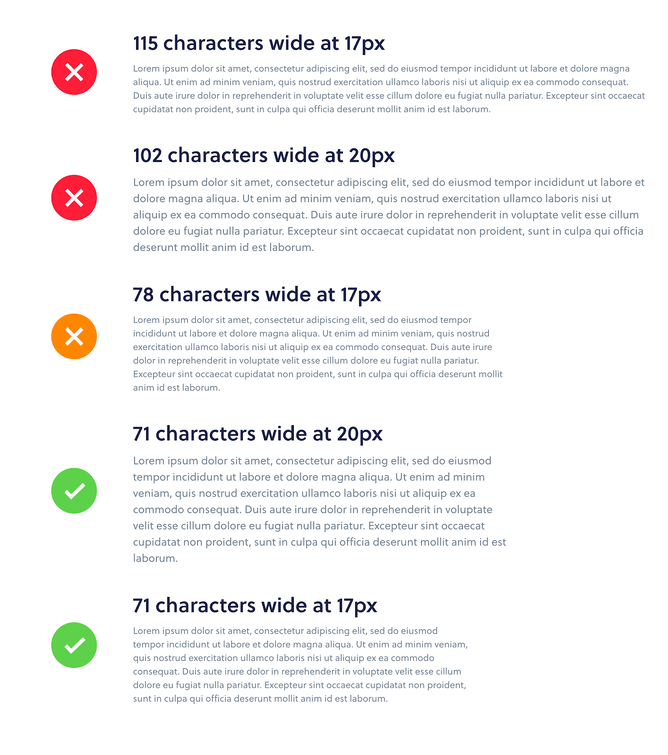 How important is line length for great web design?